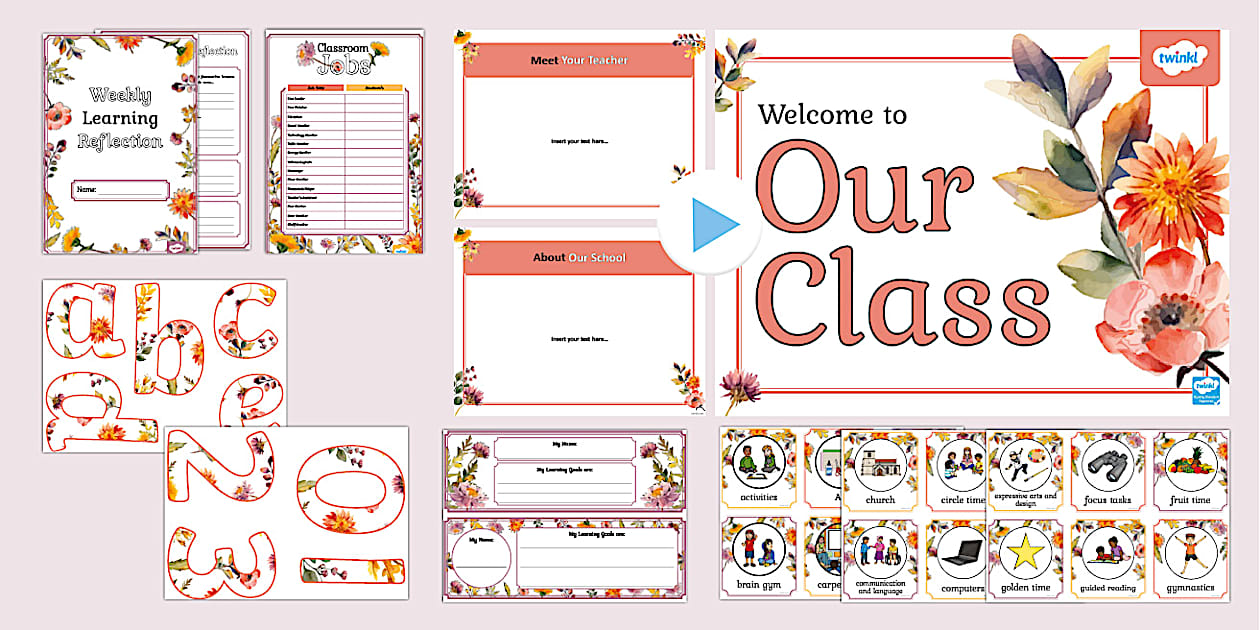 Wildflower Botanical Display Pack (teacher made) - Twinkl