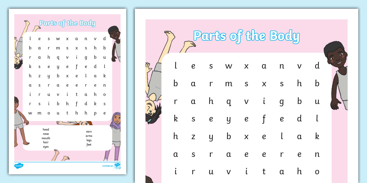 Human Body Word Search Printable | Primary Resources