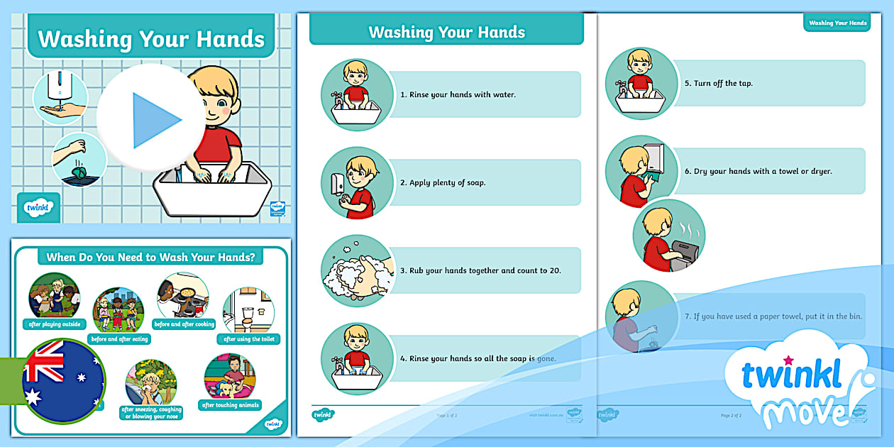 Washing Your Hands Resource Pack (teacher made) - Twinkl