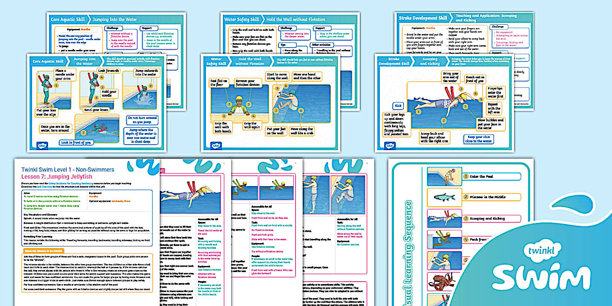 Twinkl Swim - Level 1 (Non-Swimmers) Lesson 7