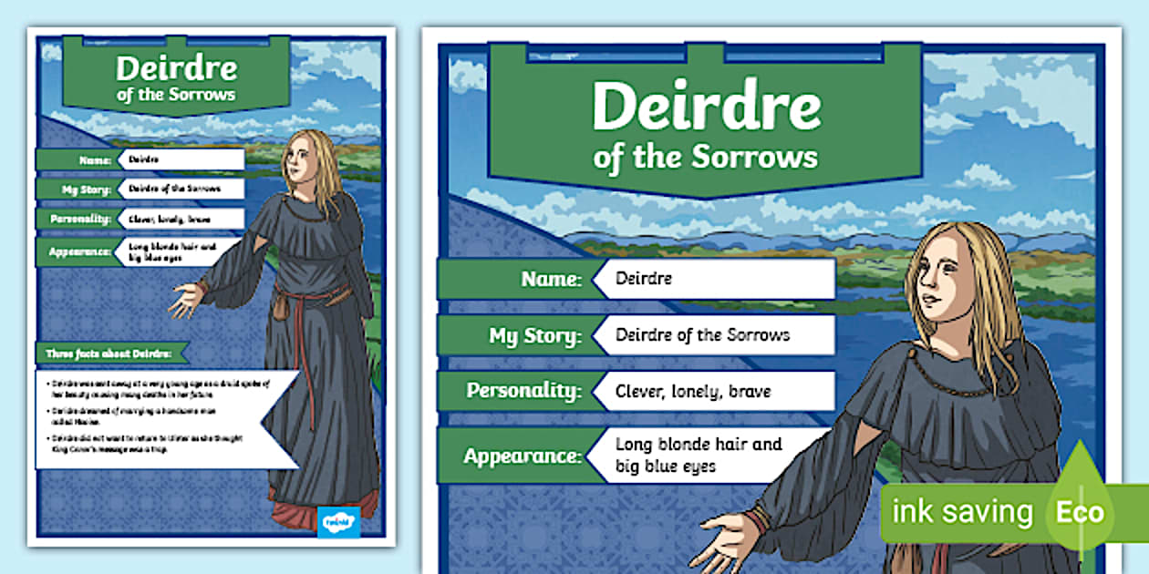 Character Profile of Deirdre (Hecho por educadores) - Twinkl