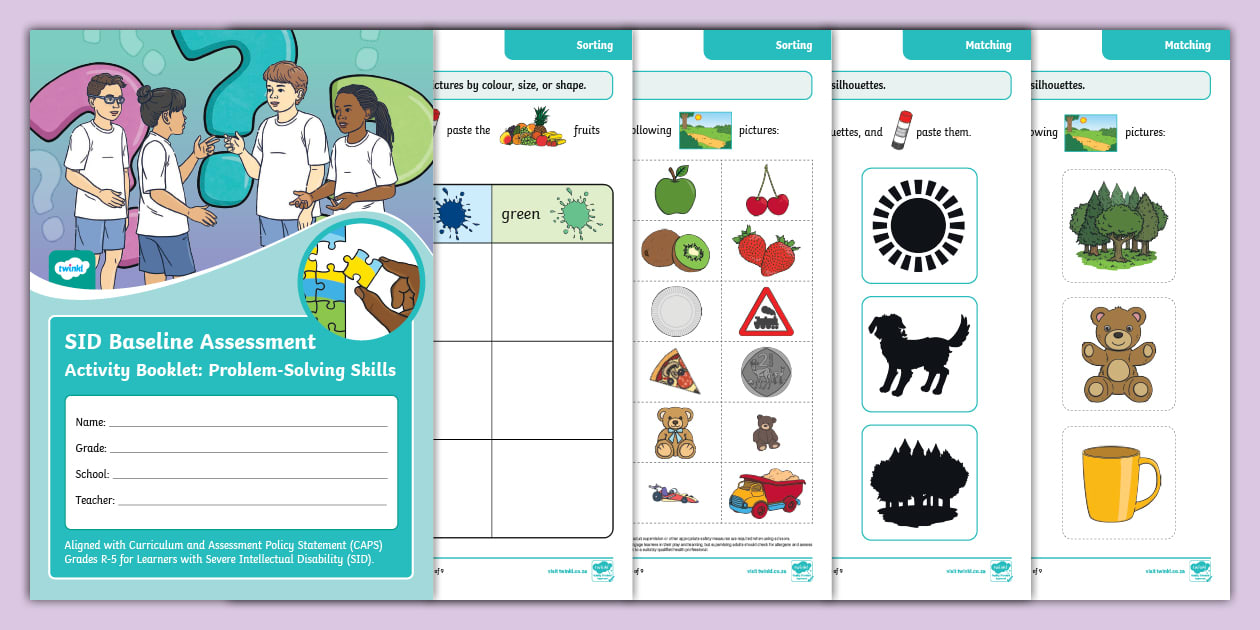 SID Baseline Assessment Activity Booklet: Problem-Solving Skills