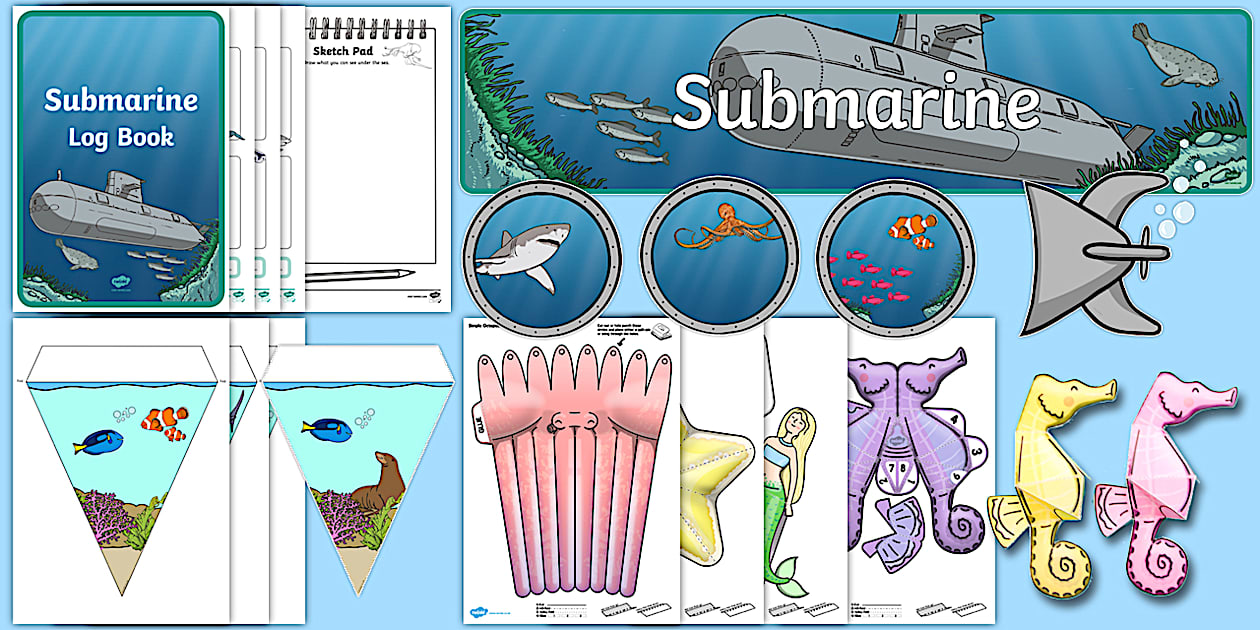 Submarine Role-Play Pack (teacher made) - Twinkl