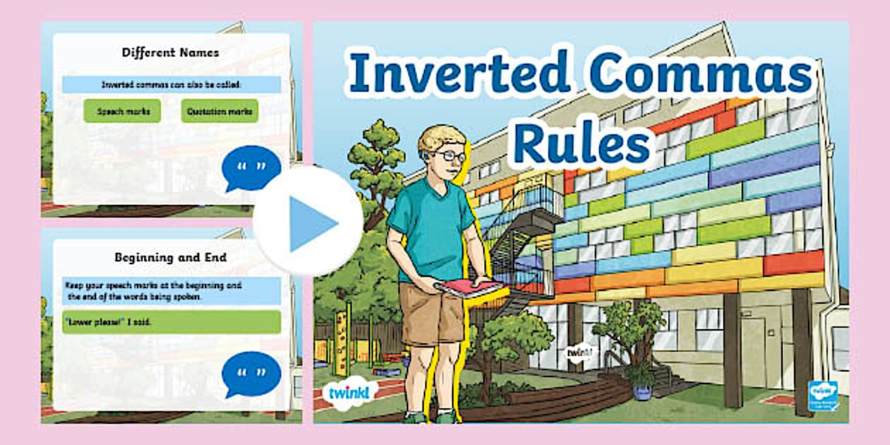 The Rules of Speech Marks PowerPoint - Teaching Resources