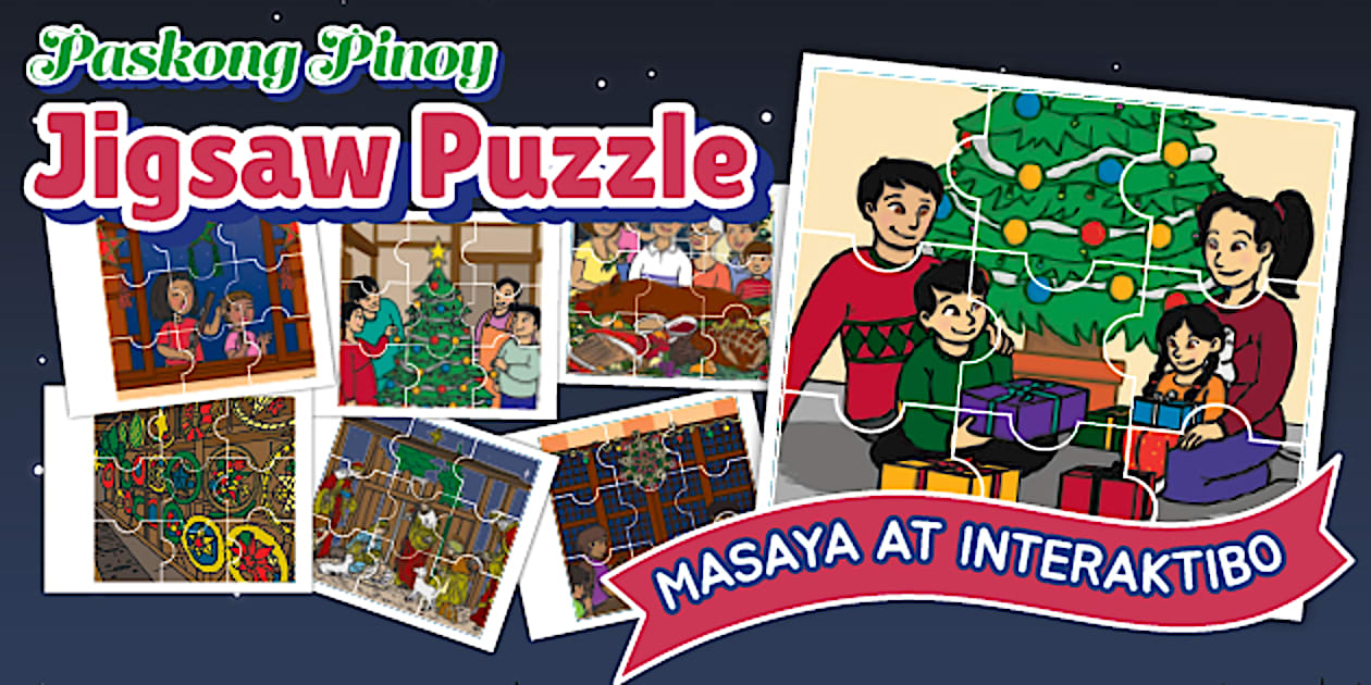 Paskong Pinoy: Jigsaw Puzzle | Grades 1 - 3 | Twinkl PH