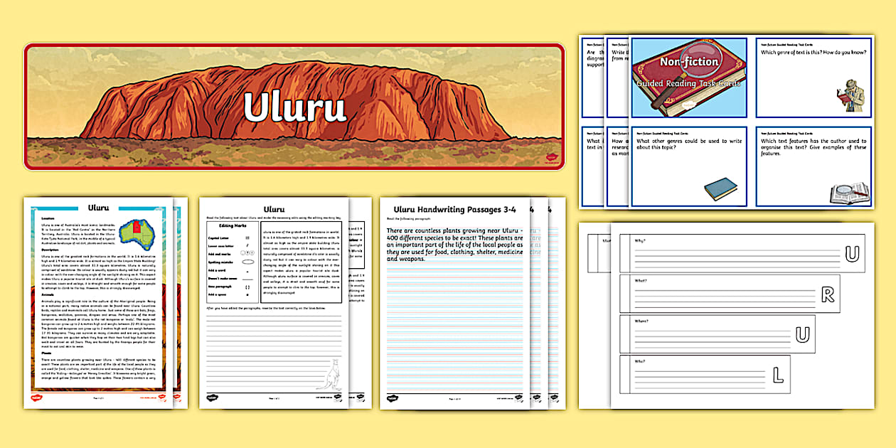 Uluru Middle Primary Resource Pack (teacher made) - Twinkl