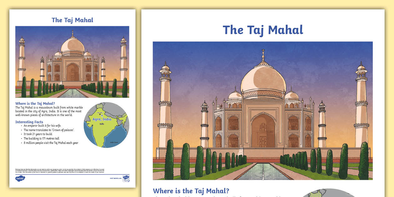 The Taj Mahal Facts Sheet