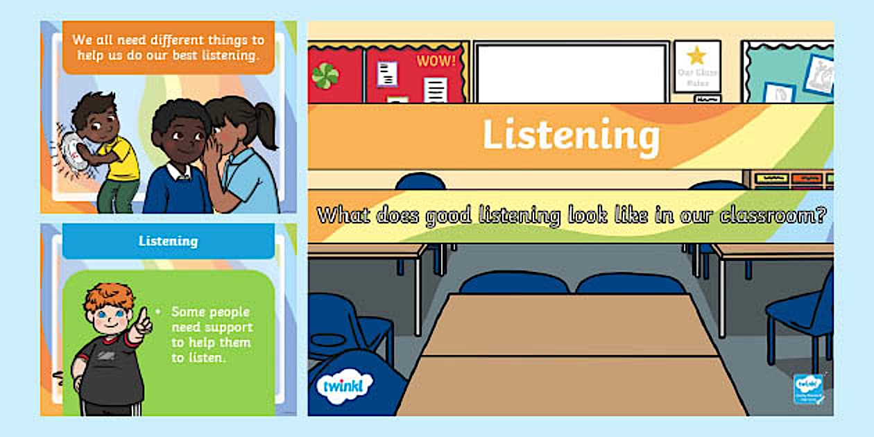 Listening PowerPoint (Teacher-Made) - Twinkl
