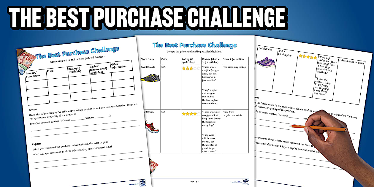 The Best Purchase Challenge