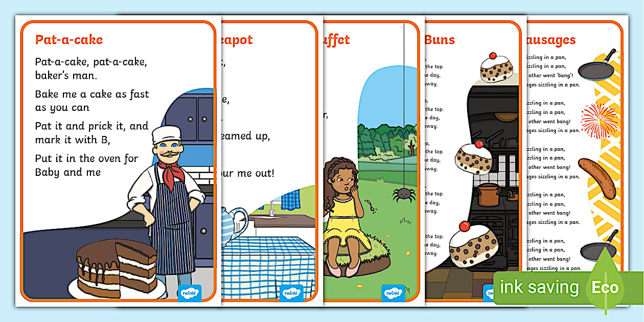 Food Nursery Rhymes Pack (teacher made) - Twinkl