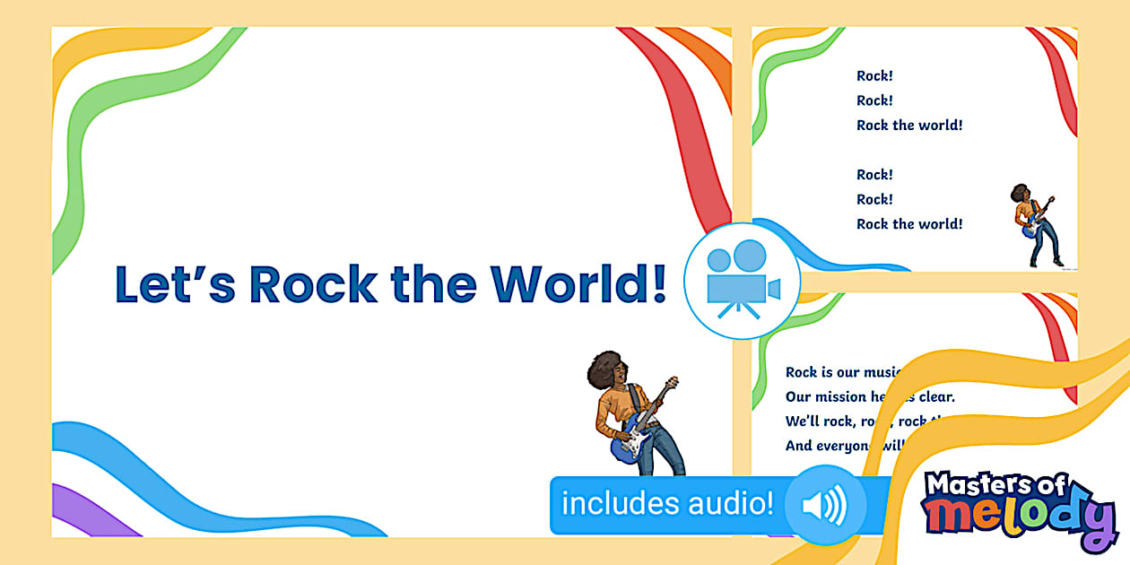 👉 Let's Rock the World! Song Video