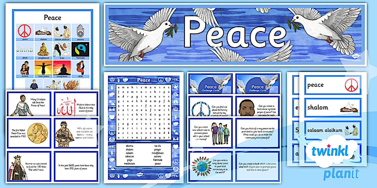 RE: Peace Year 5 Unit Additional Resources - Twinkl