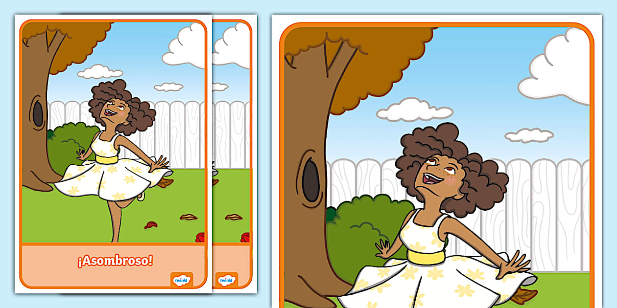 👉 Amazing in Spanish: Language Display Poster - Twinkl