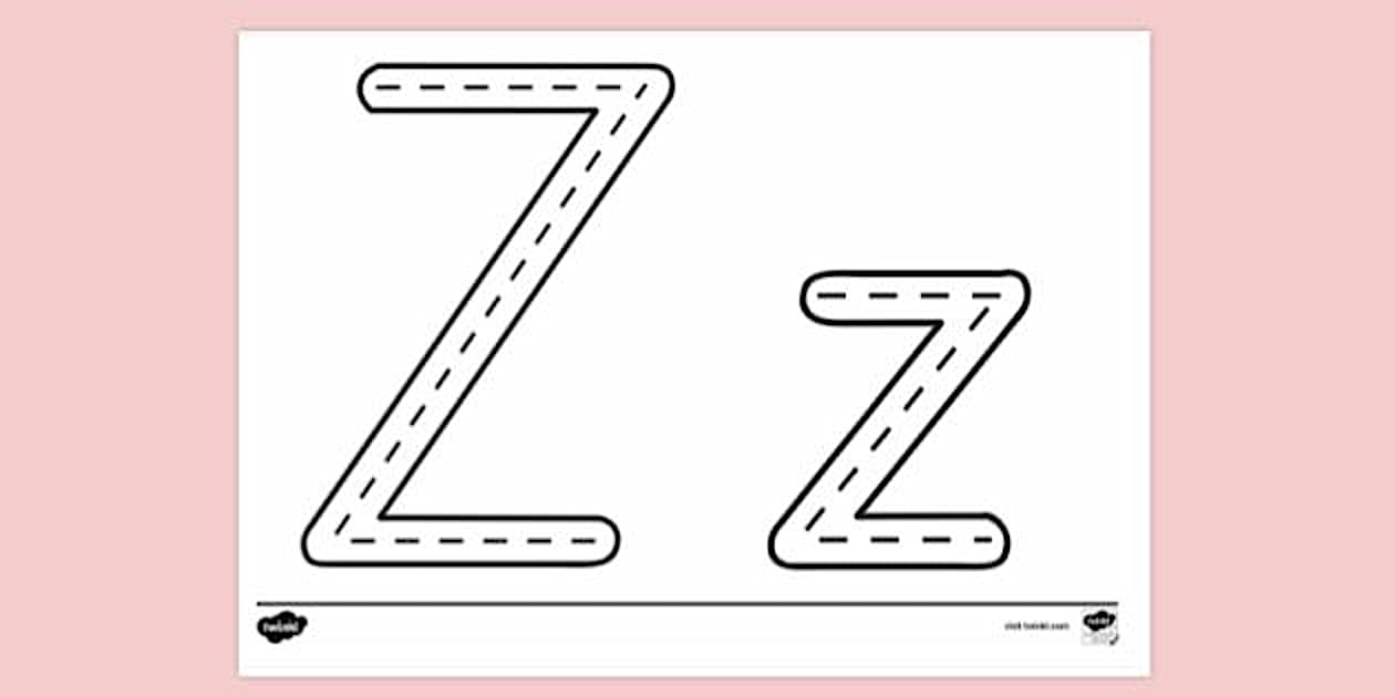Letter Z Colouring Page | Colouring Sheets (Teacher-Made)
