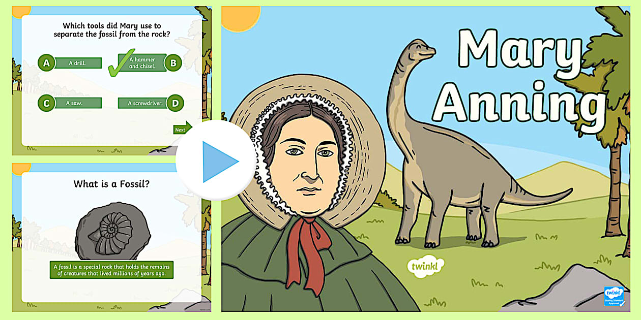 Significant Individuals Mary Anning Powerpoint KS2 - Twinkl