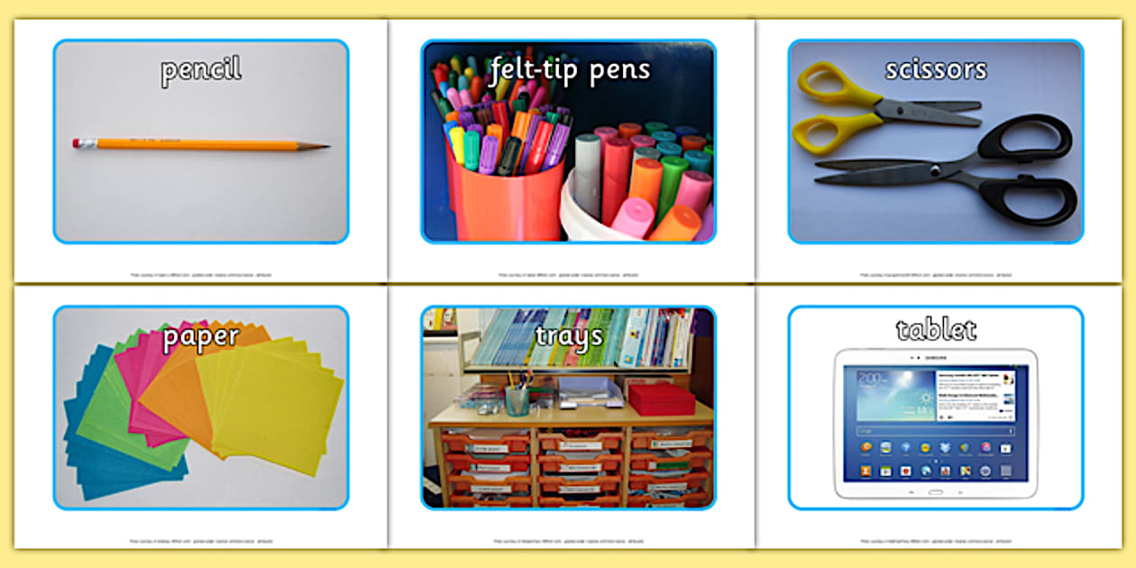 School Objects Photo Pack (teacher made) - Twinkl