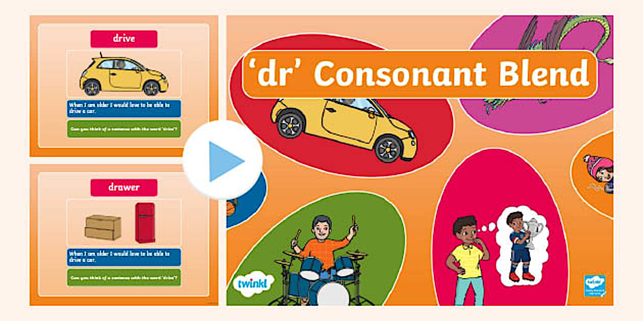 'dr' Consonant Blend PowerPoint (teacher made) - Twinkl