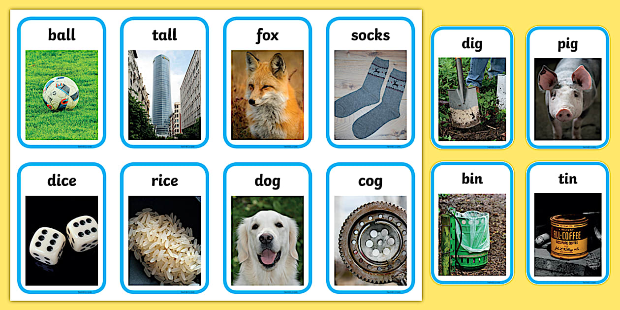 Photo Rhyming Matching Game (teacher made) - Twinkl