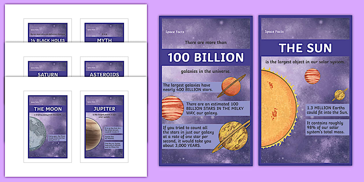 Space Facts IKEA Tolsby/Fiestad Frame (teacher made)