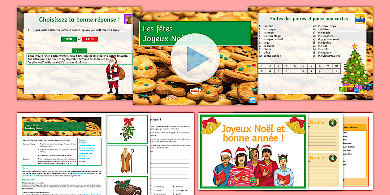 Christmas in France Lesson Pack | French Activities | Twinkl