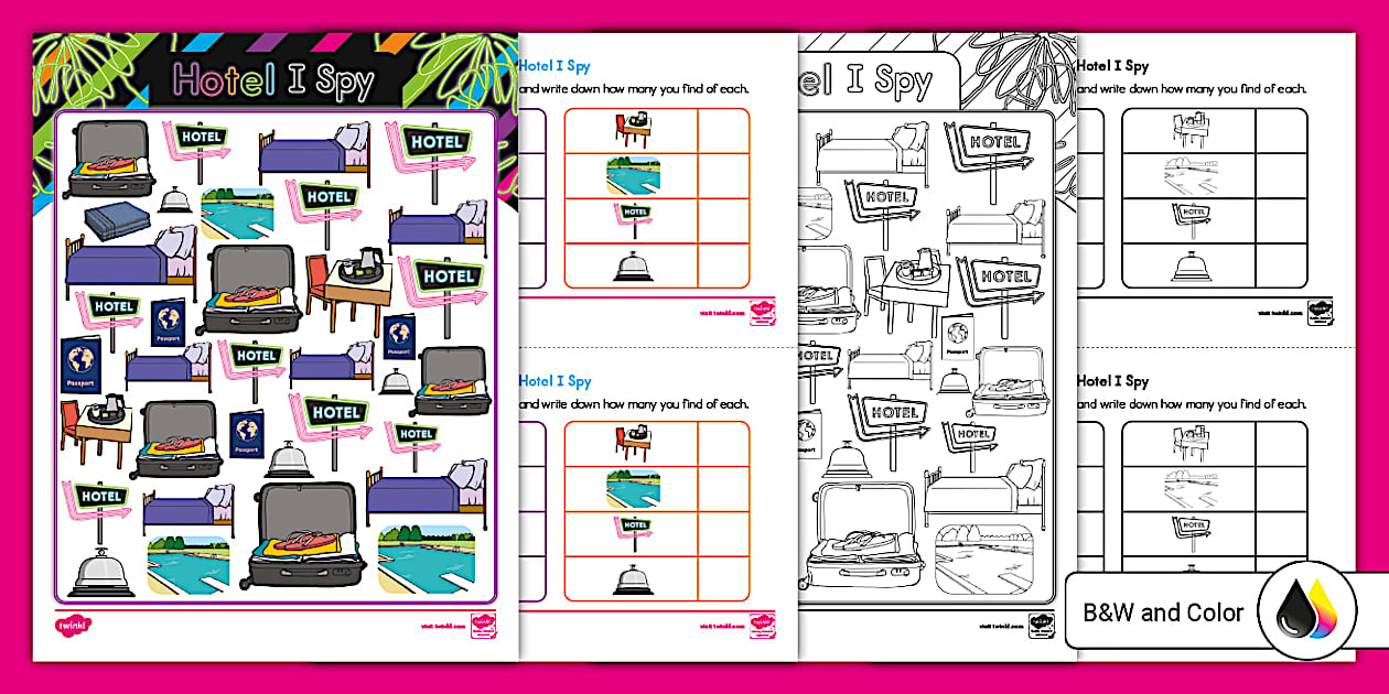 Hotel I Spy Activity