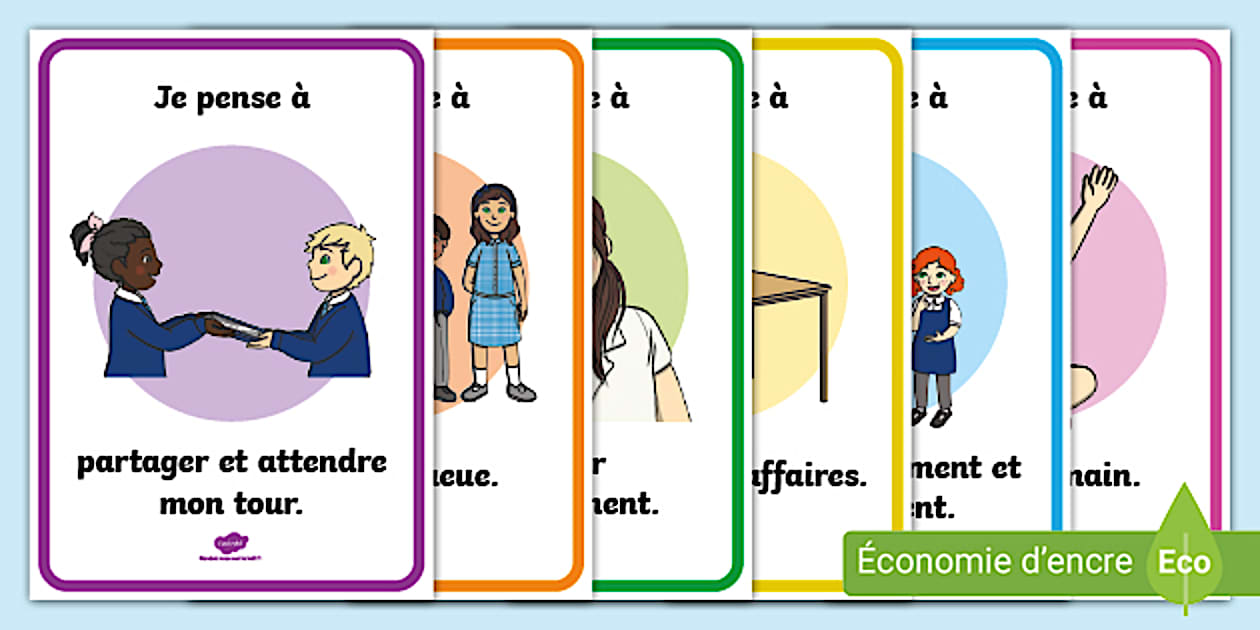 Règles de vie en classe : Les bonnes manières - Twinkl