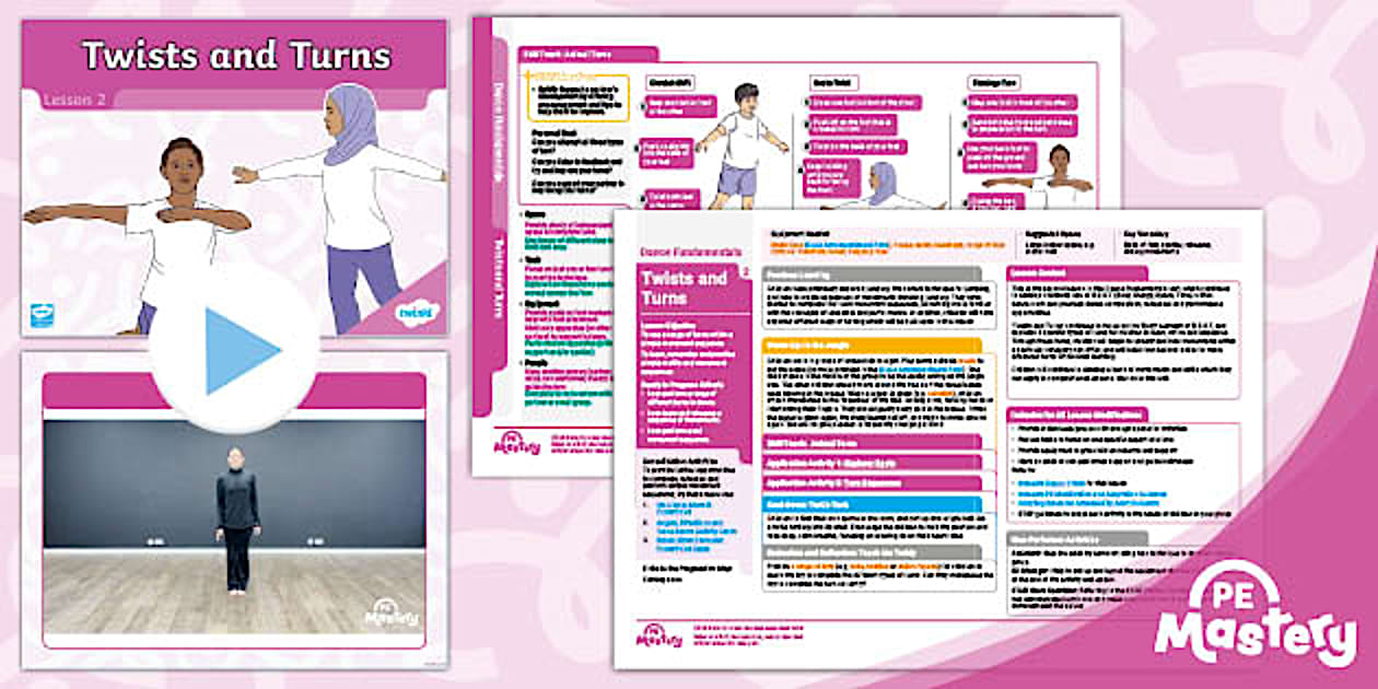 Dance Fundamentals Lesson 2 - Twists and Turns - Twinkl