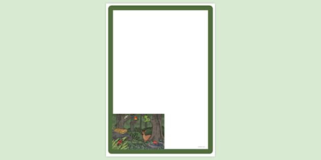Habitat Page Border | Page Borders | Twinkl (teacher made)