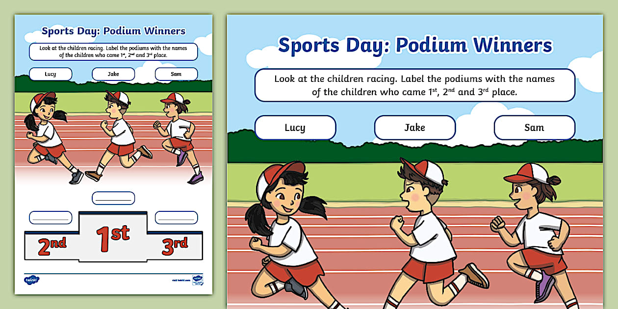 Sports Day: Podium Winners (Teacher-Made) - Twinkl