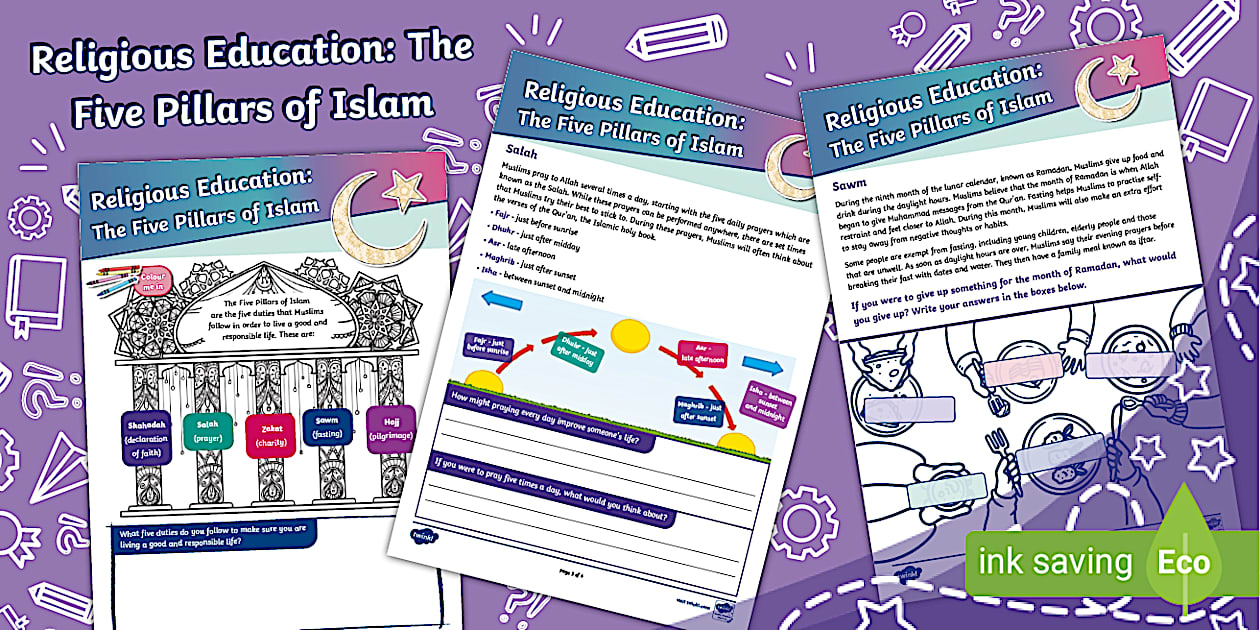 The Five Pillars of Islam (Ages 7 - 11) (teacher made)