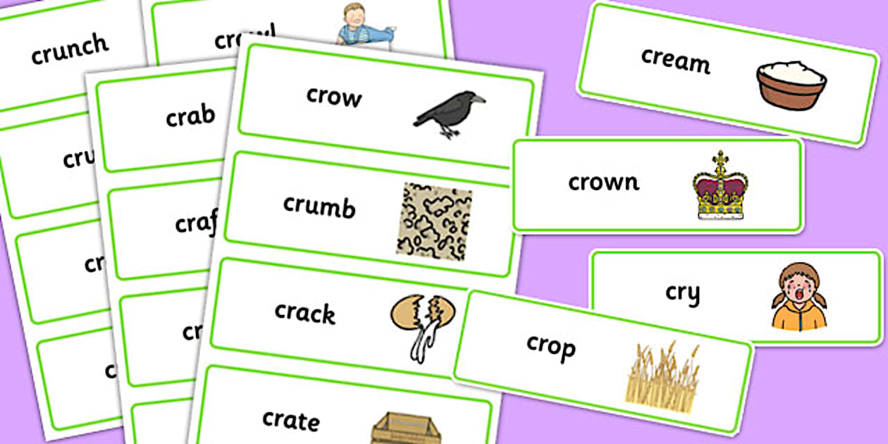 CR Word Cards (teacher made) - Twinkl