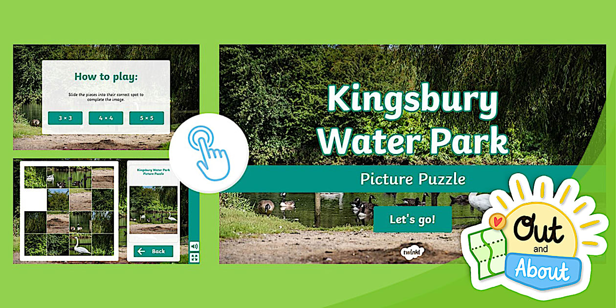Kingsbury Water Park Picture Puzzle (teacher made) - Twinkl