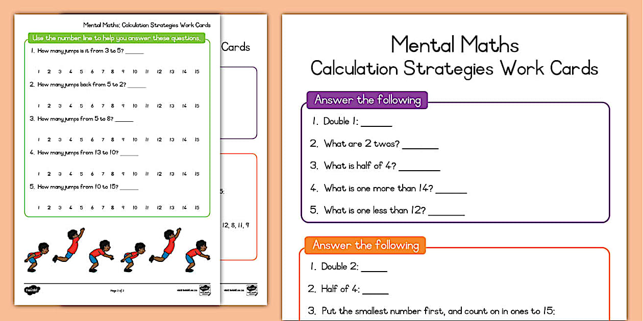 Grade 1 Maths: Mental Maths: Calculation Strategies: Term 3