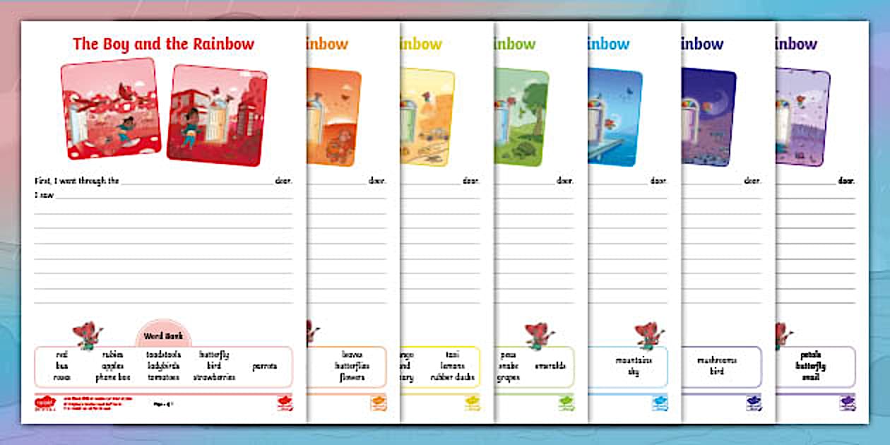 The Boy and the Rainbow Diary Writing Activity - Twinkl