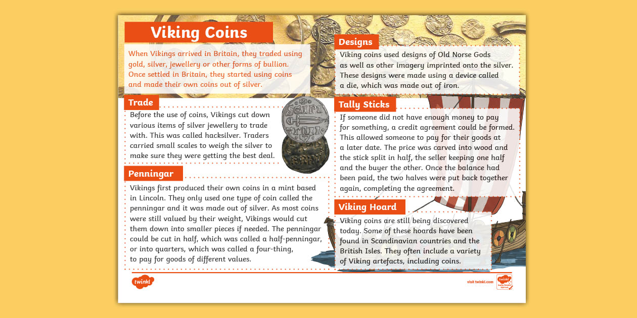 Viking Coins Fact File | Facts About Viking Coins | Facts
