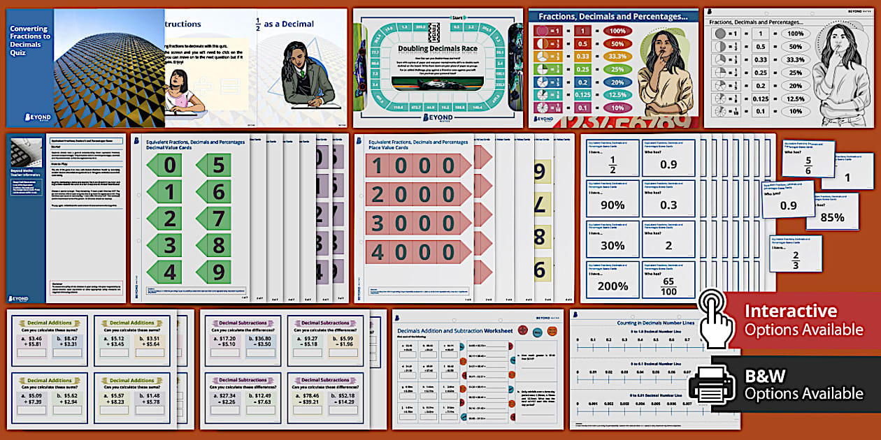 Decimals Activity Pack (teacher made) - Twinkl