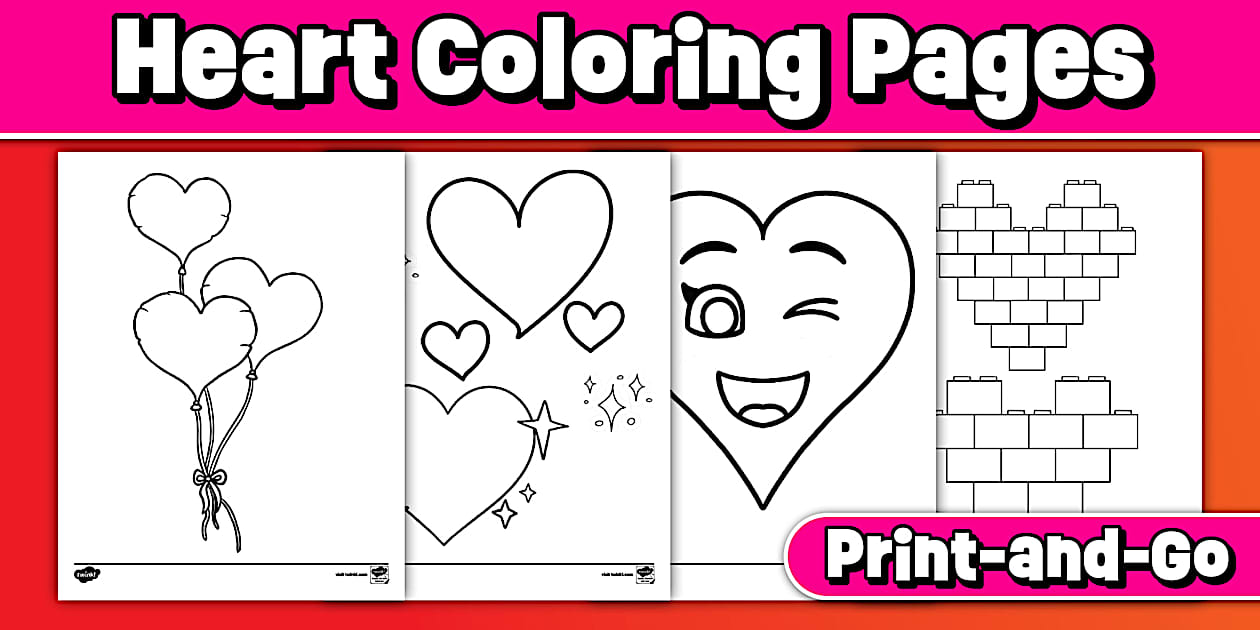 Heart Coloring Pages
