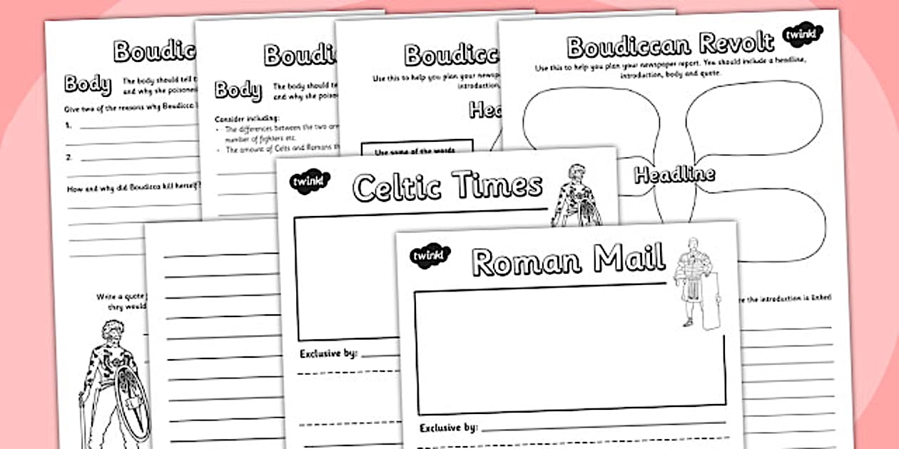 Boudicca facts KS2 - Newspaper Resource (teacher made)