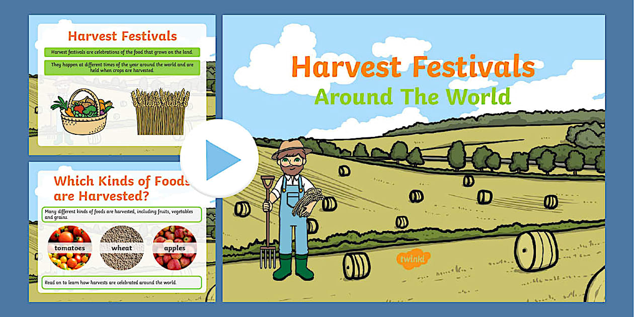 Harvest Festivals Around the World EYFS PowerPoint - Twinkl