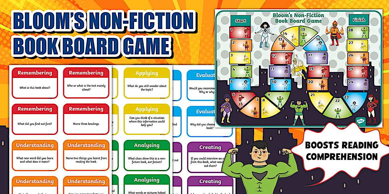Bloom's Non-Fiction Book Board Game