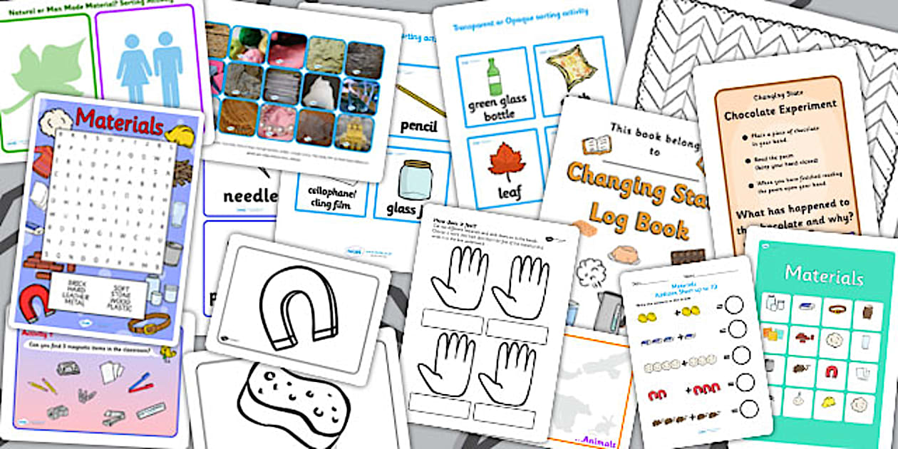 Materials Activity Pack (teacher made) - Twinkl