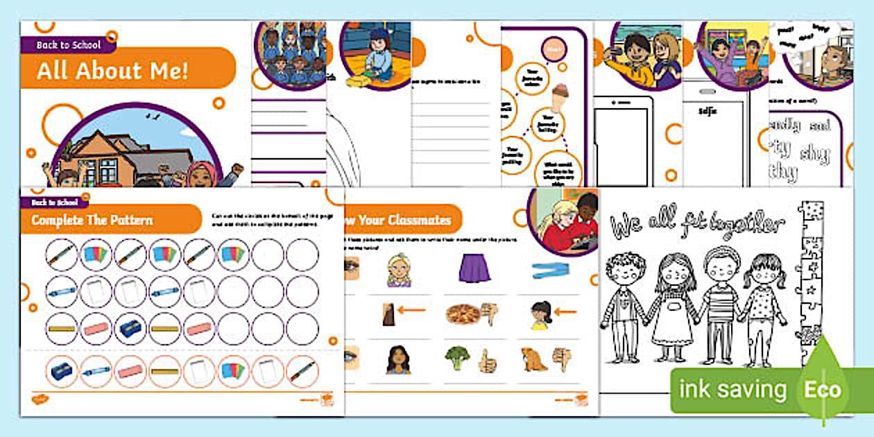 First Class Back to School Activity Pack (teacher made)