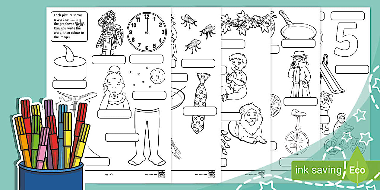 Phonics Colouring Pack (teacher made) - Twinkl