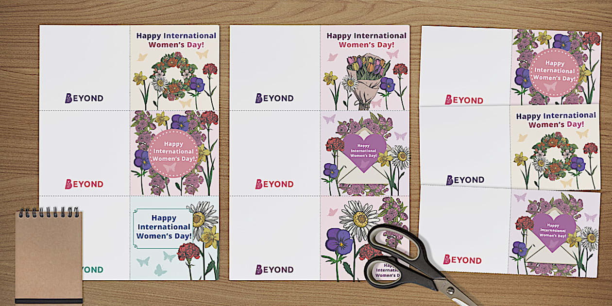 International Women's Day Cards (teacher made) - Twinkl