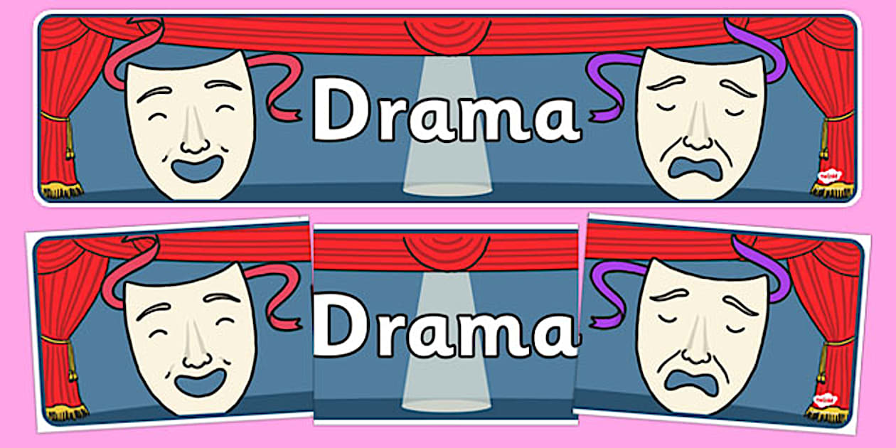 👉 Drama Display Banner (teacher made) - Twinkl