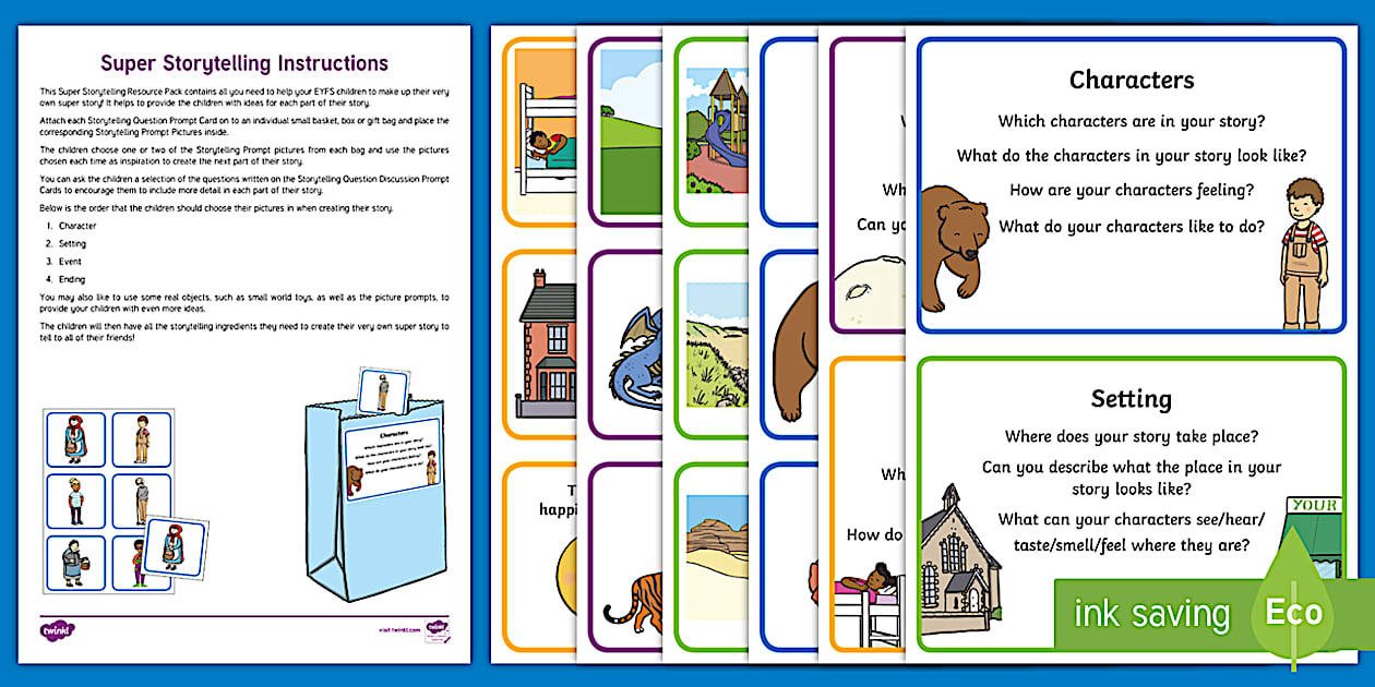 EYFS Super Storytelling Resource Pack (teacher made)