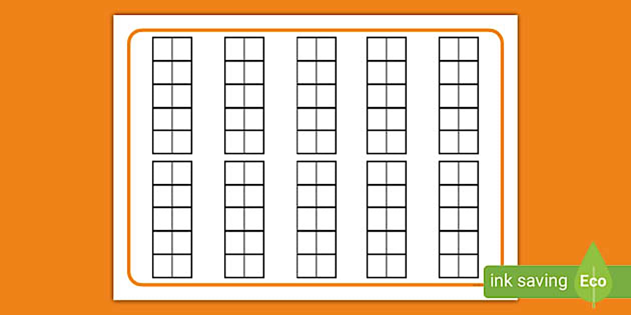 👉 Blank Ten-Frames Recording Sheet (Teacher-Made)