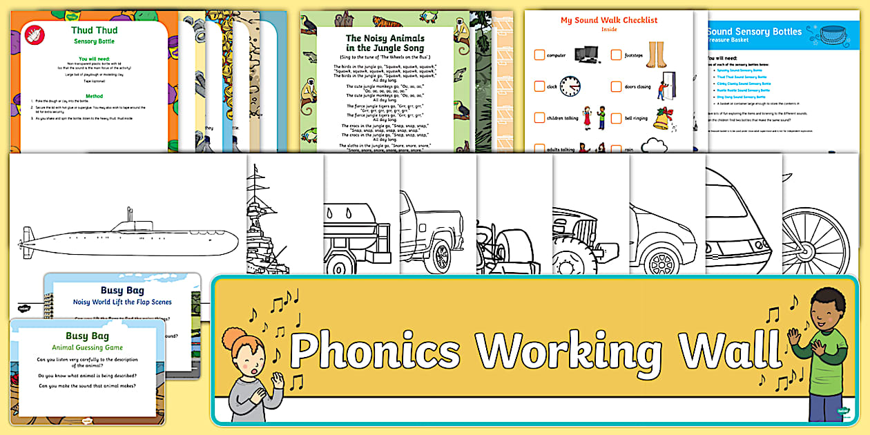 Childminder Phase 1 Phonics: Environmental Sounds EYFS Resource Pack