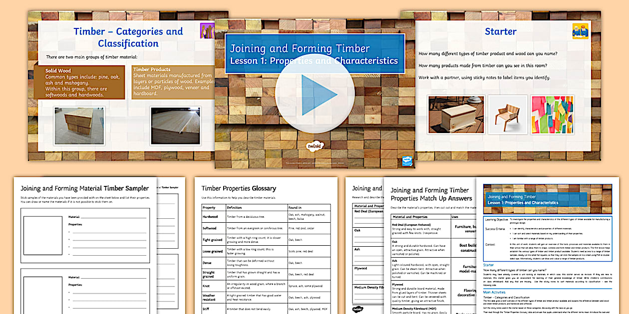 Manufacturing Processes and Techniques - Joining and Forming Timber: L1