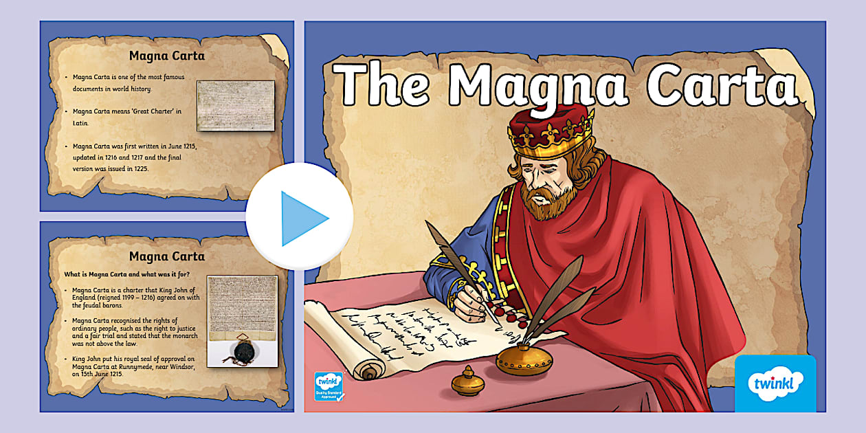 Magna Carta Facts PowerPoint (teacher made) - Twinkl